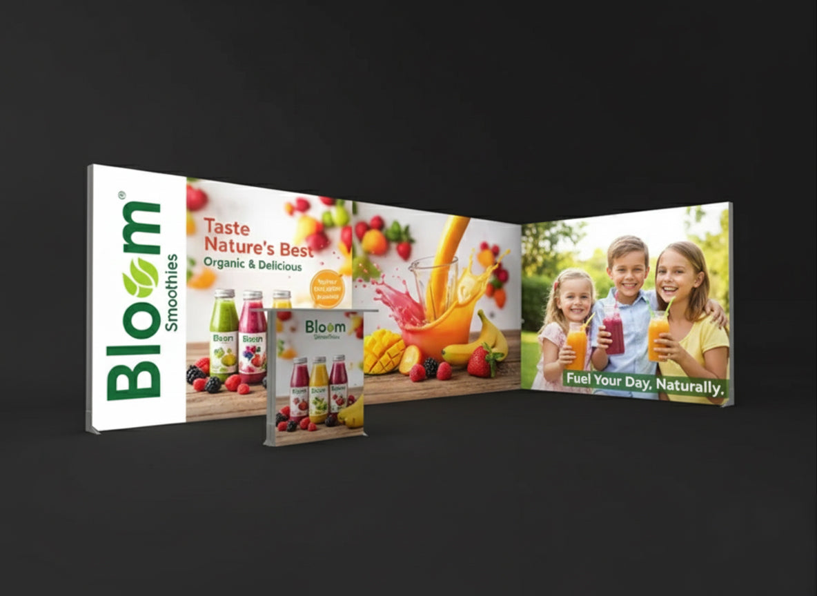 6x3m Lightbox Stands – Lightbox Displays
